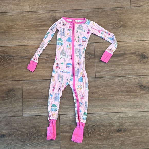Little Sleepies | Pajamas | Paris Pink One Piece Pajamas | Poshmark